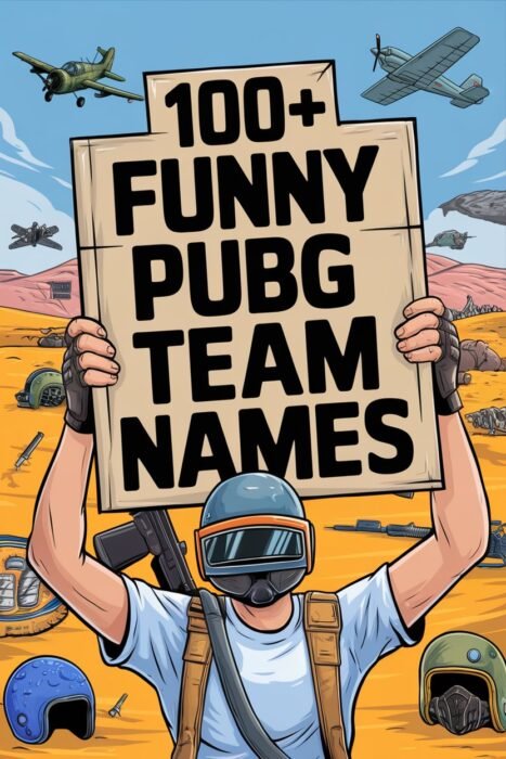 100+ Funny PUBG Team Names
